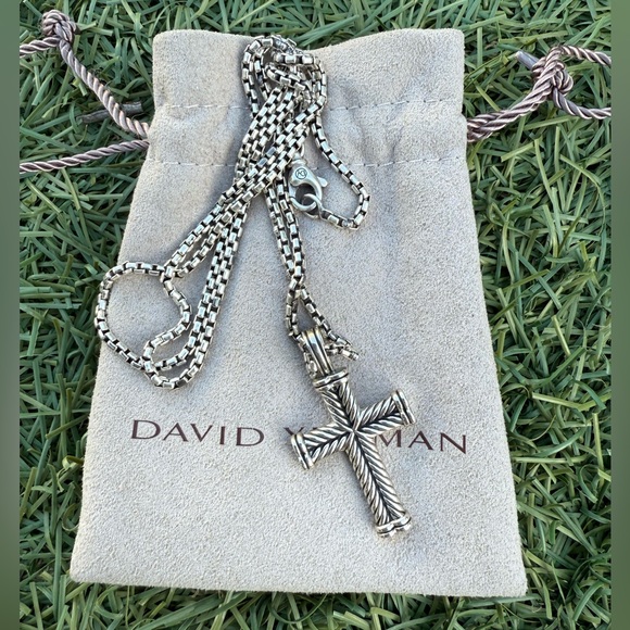 David Yurman | Accessories | David Yurman Chevron Cross Pendant In ...